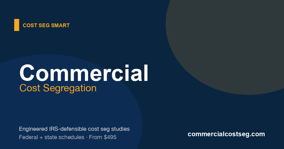Commercial Cost Segregation Studies · Property-Class Benchmarks